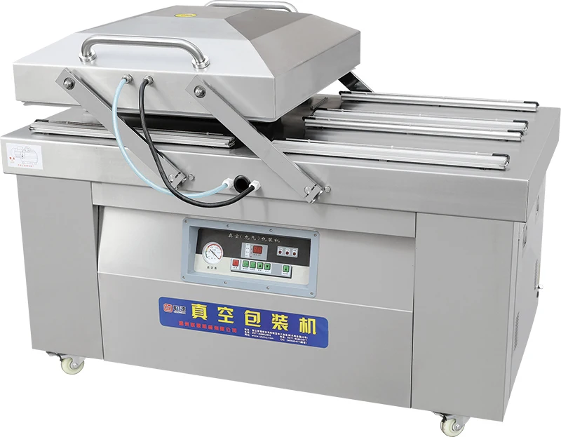 Industrial Heavy Duty Food Nitrogen Gas-flushing Double Chamber Vacuum ...