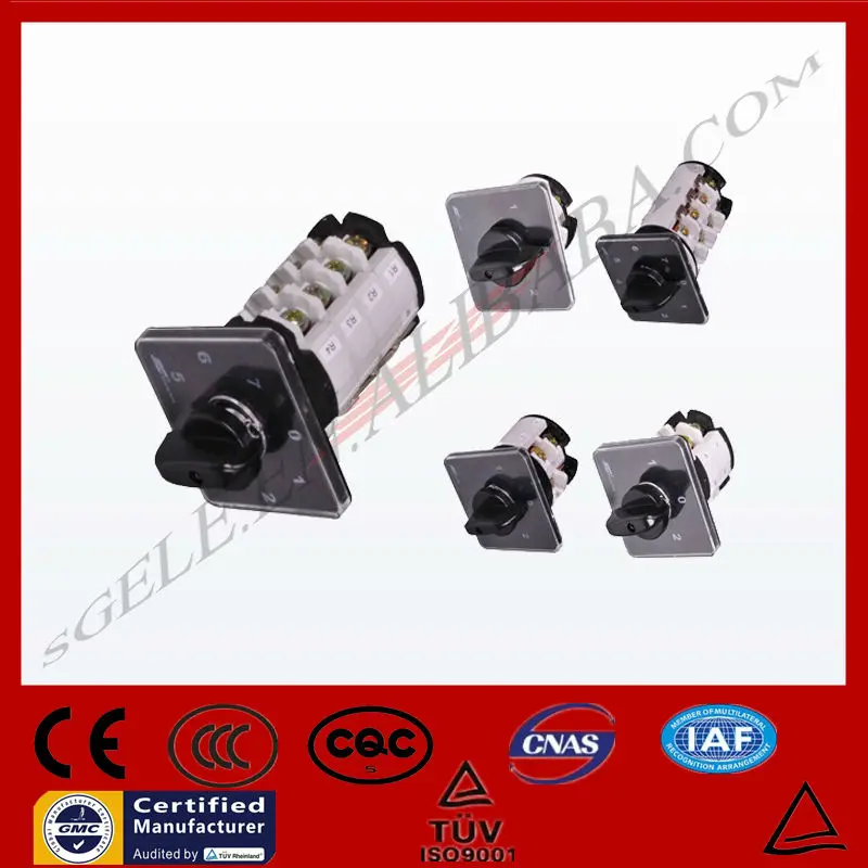 W31 Rotary Switch With Face Plate Face Panel 10a 3pole Manual ...