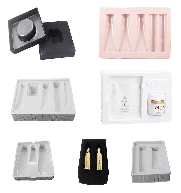 Custom Vacuum Formed Velvet Plastic Wine Bottle Inserts