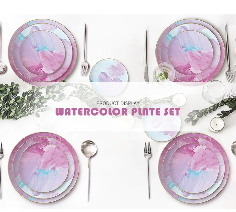 Custom Printed Ceramic Dinner Plate Ceramic Dishes Plate Printing ...