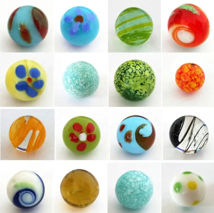 16mm Round Colored Assorted Toy Glass Marble - Buy Glass Marble,Toy ...
