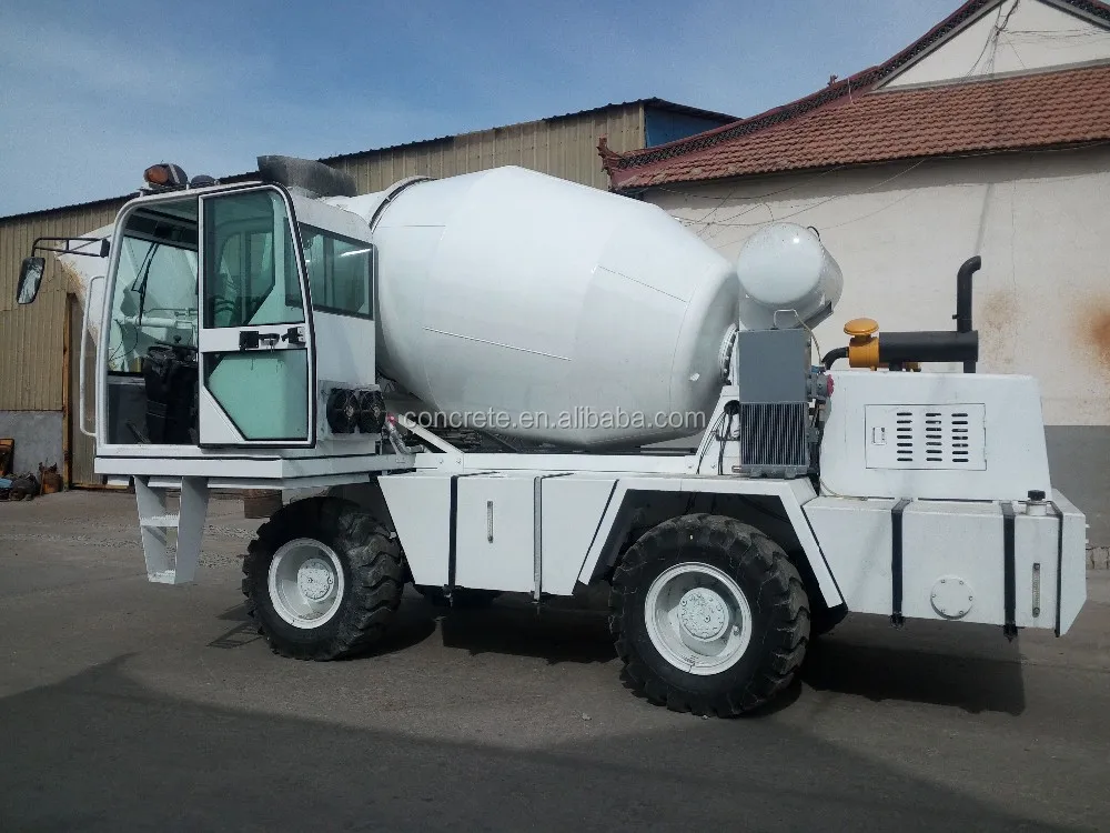 2.6m3 Mini Diesel Mobile Concrete Mixer/precast Small Mobile Self ...