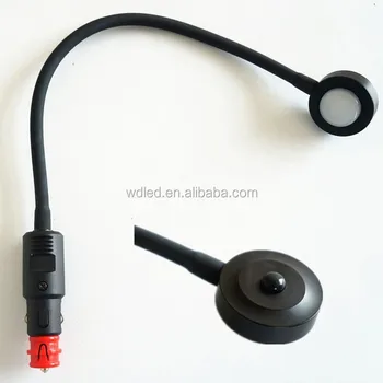 2w 12v 24v/8-30v Automotive Led Map Reading Light With Cigar Lighter ...