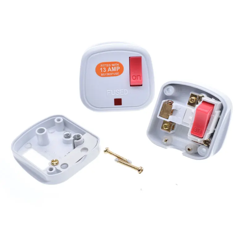UK Adaptor - 13A Plug Top BS 3 PIN for England & More