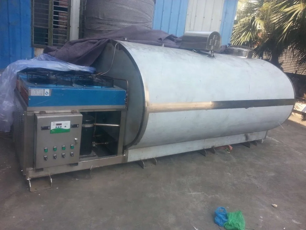 Easy to Operate 2000 Liter Horizontal Cooling Milk Chilling tank and ...