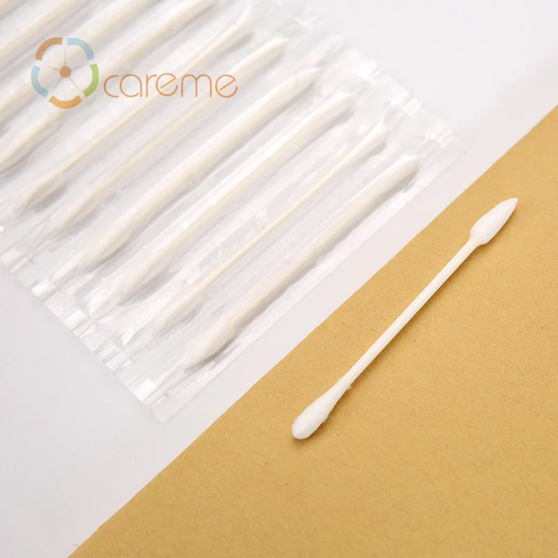 Single Package Cleaning Eyelash Natural Paper Stick Sharp Tip Cotton ...