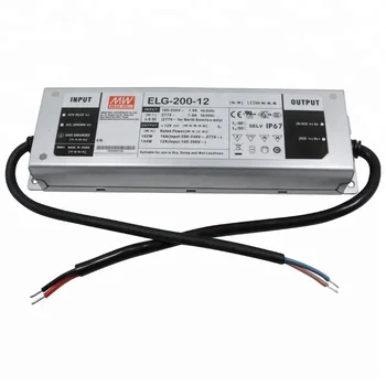 Mean Well Elg-200-48a 48 Volt Ip65 48v 200 Watt Led Driver For Led Bay ...