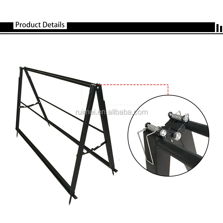 Metal Advertising Display Shelf Poster Display Stand Sign Storage Rack ...