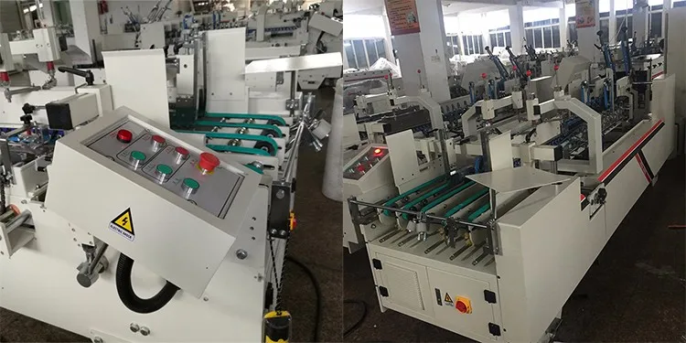 SHH-800B Automatic Small Carton Box Paper Box Making Machine