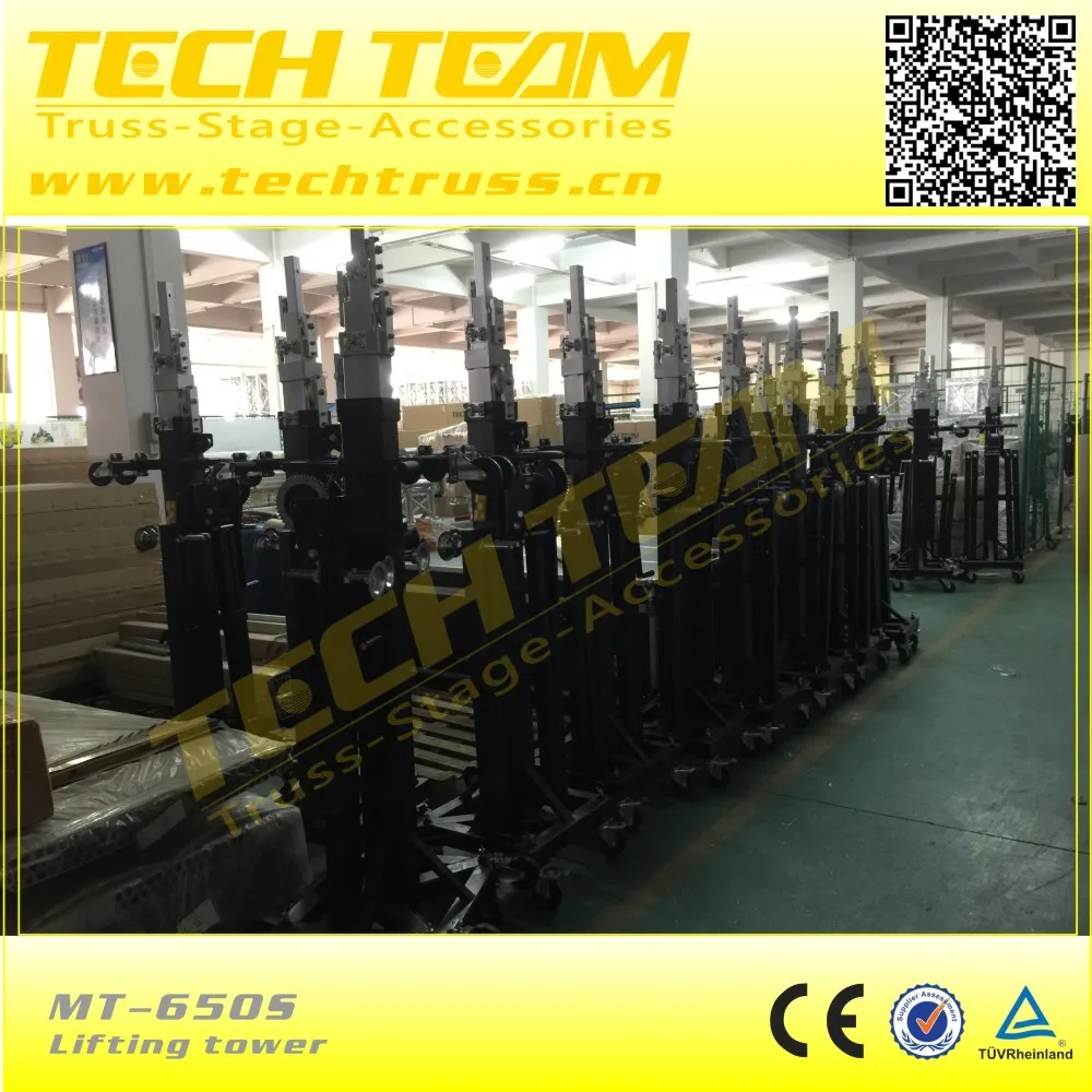 6.5m Speaker Lift Line Array Crank Stand for Sale - TECH TEAM