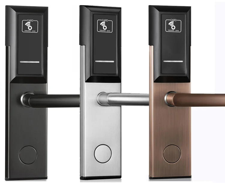 Hotel Electronic Keyless Smart RFID 125khz 13 56MHz Card Hotel Door ...
