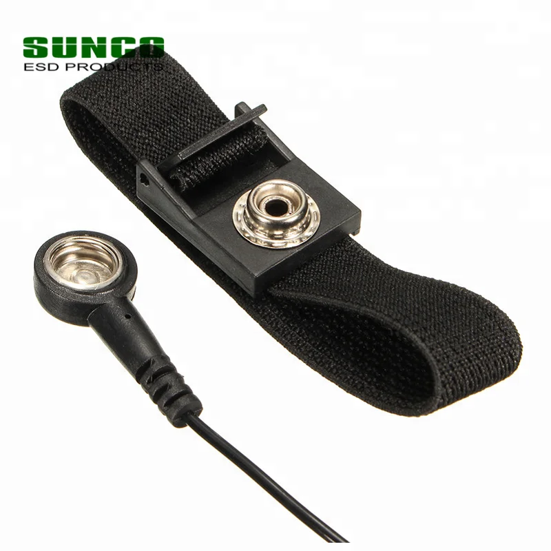 黑色 Esd 腕带，6ft 8ft 10ft 10ft 12ft Pu 接地线 - Buy Esd Wrist Strap,Black Esd ...