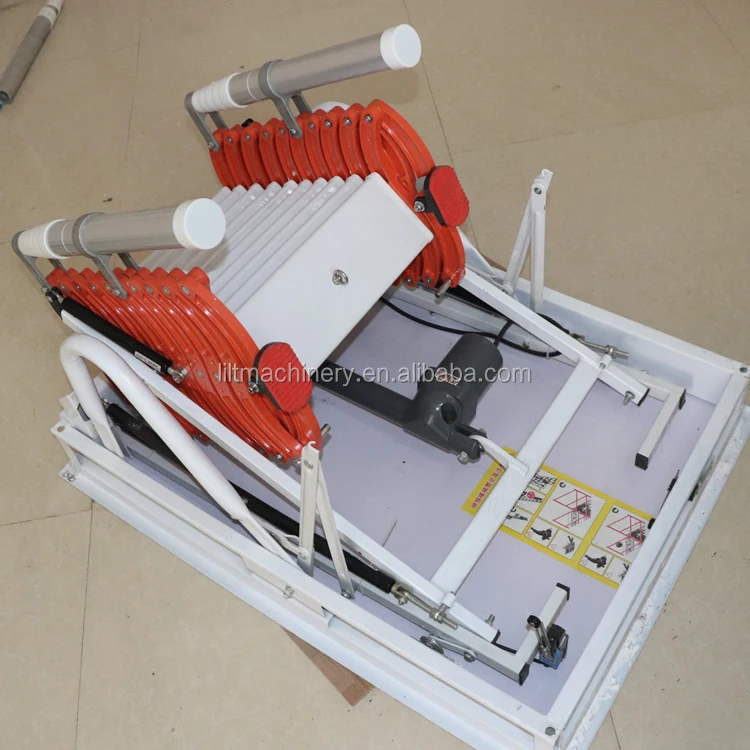 Standard Steel Retractable Automatic Telescopic Attic Ladders/remote ...