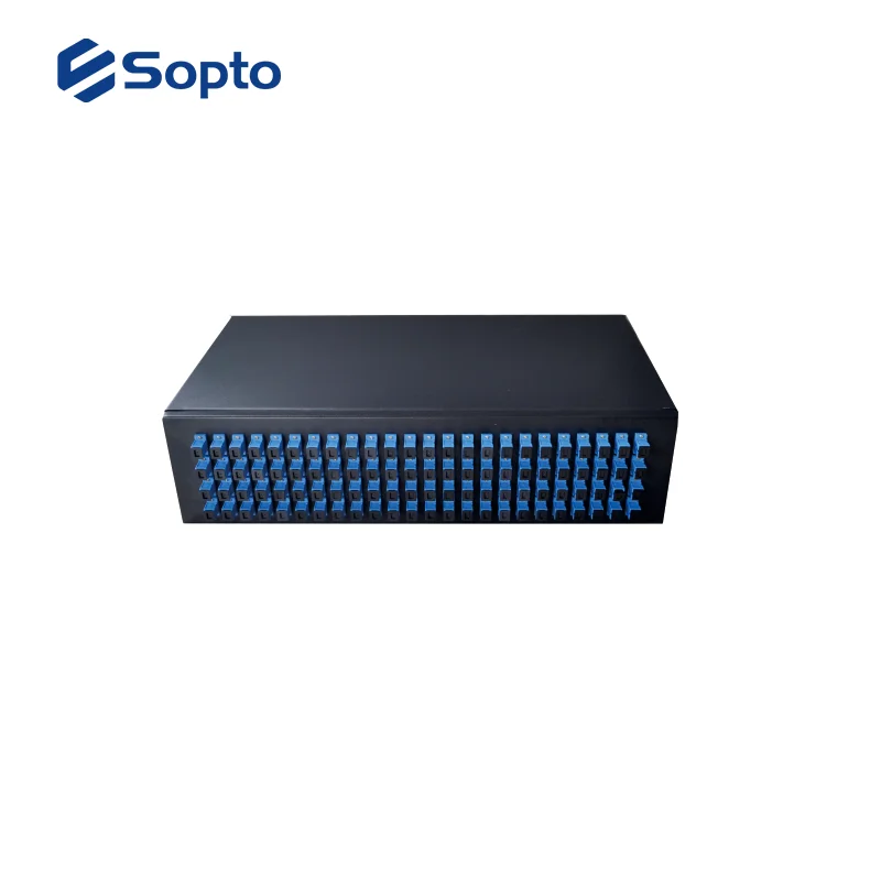 Sopto 19 Inch Indoor Fiber Optic Terminal Box, 96 Ports, FC Type ...