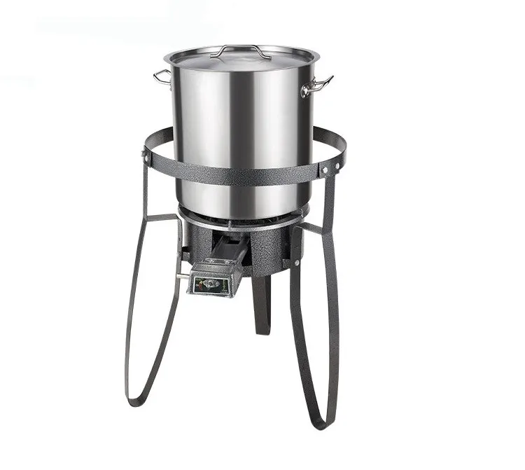 Portable Outdoor Cooking - Iron Cast Fryer Stove Stand