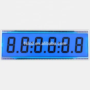 Customized Small Lcd Manufacturer Reflection 6 Digit 7 Segment Lcd ...