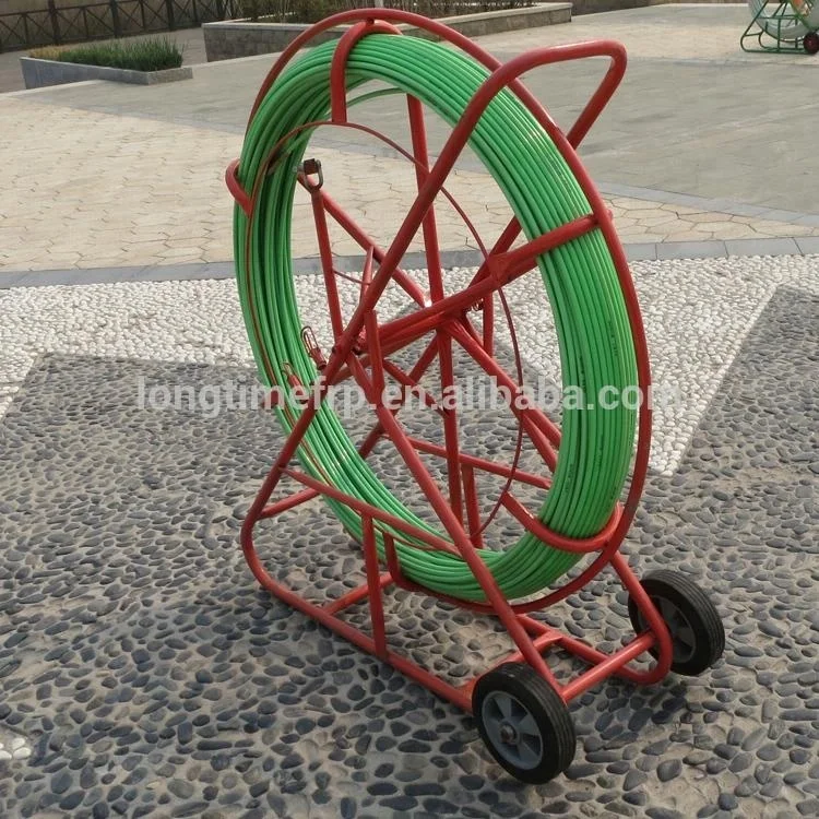 Frp Pipeline Pulling Conduit Snake Rod,Fibreglass Drainer,Fiberglass ...