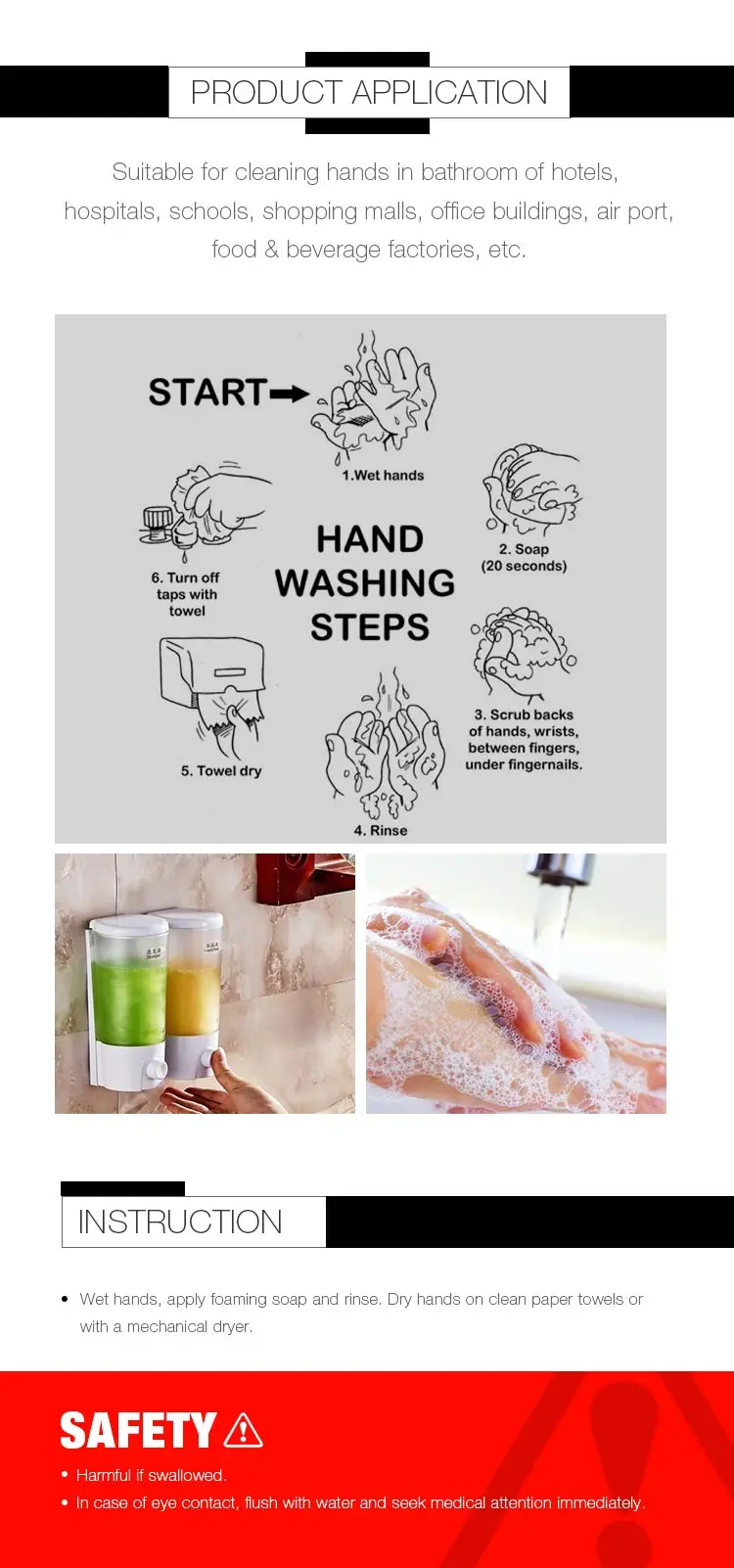 Colorless Odourless Liquid Hand Soap - Bactericide Formula for ...