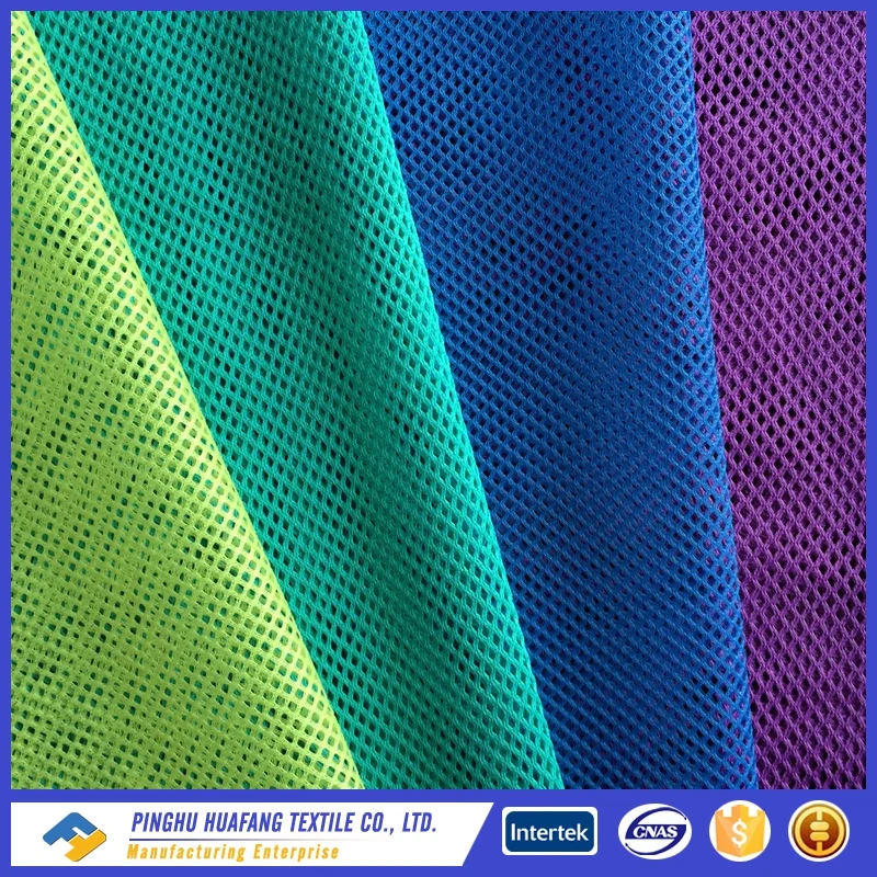 100% Polyester Warp Knitting Mesh Fabric For Bags/hats/shoes - Buy ...