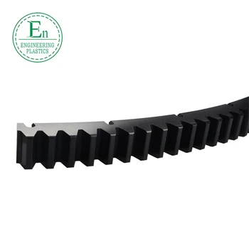 Pom Nylon Uhmwpe Cnc Flexible Plastic Mc Nylon Rack Gear Nylon Gear ...