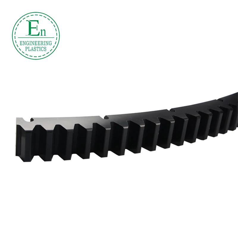 POM Nylon UhmwPE CNC Flexible Plastic MC Nylon Rack Gear Nylon Gear ...