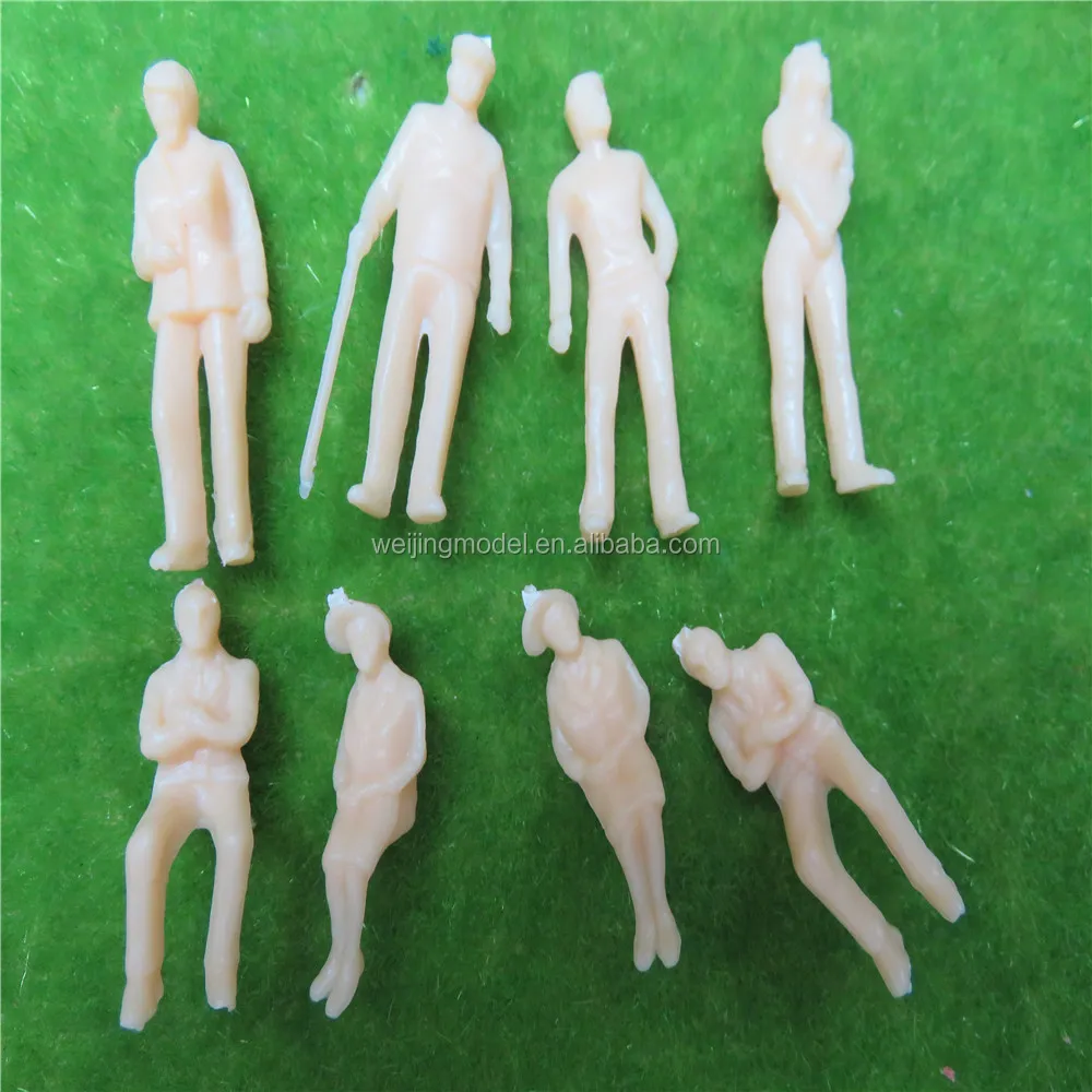 Scale 1:43 Architectural Model Unpainted Peoples Skin Model Figures For ...