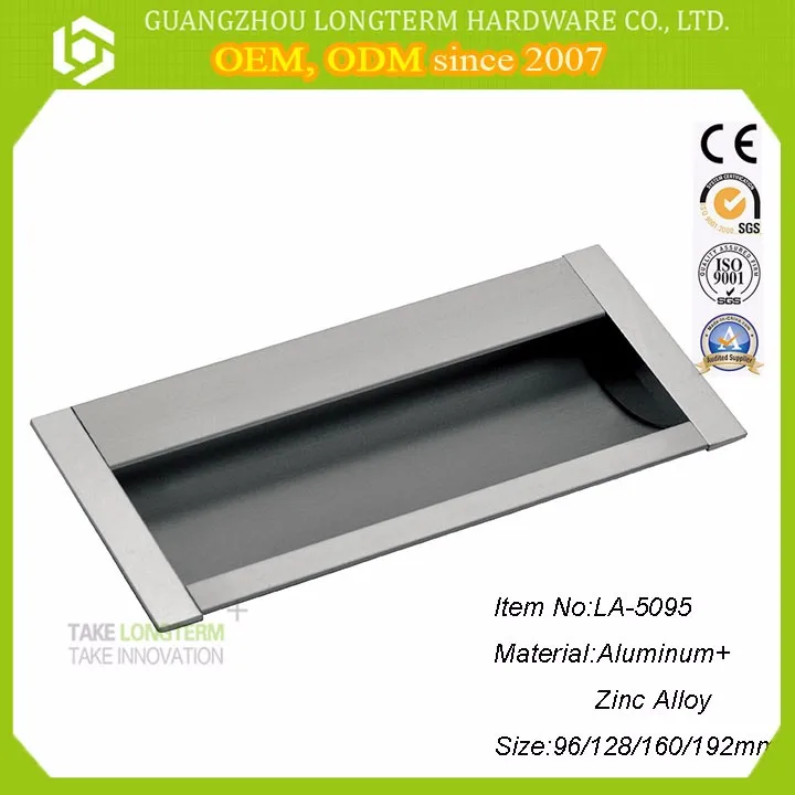 Aluminium Flush Mount Pull - Versatile Kitchen & Cabinet Handle