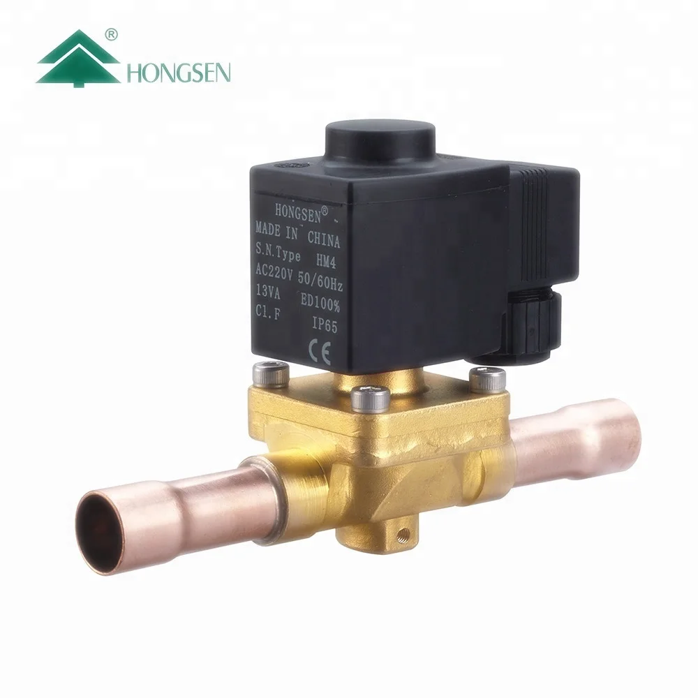 Hongsen Model Sv Brass Solenoid Valve 1/4sae 1/4odf Sv20-2 - Buy Model ...