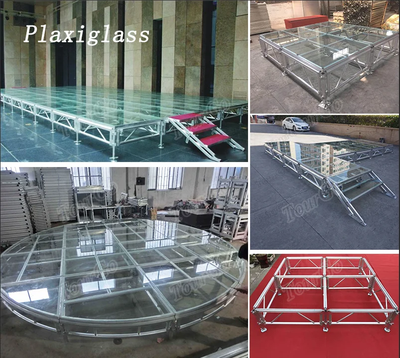 Portable Aluminum Round Stage Platform for Event - Tourgo