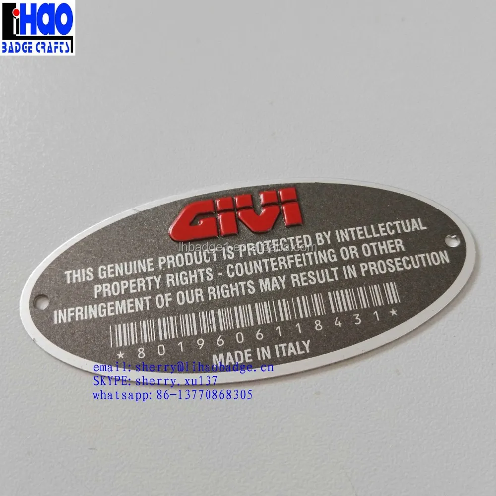 Self Adhesive Metal Aluminium Barcode Label,Bar Code Metal Aluminum ...