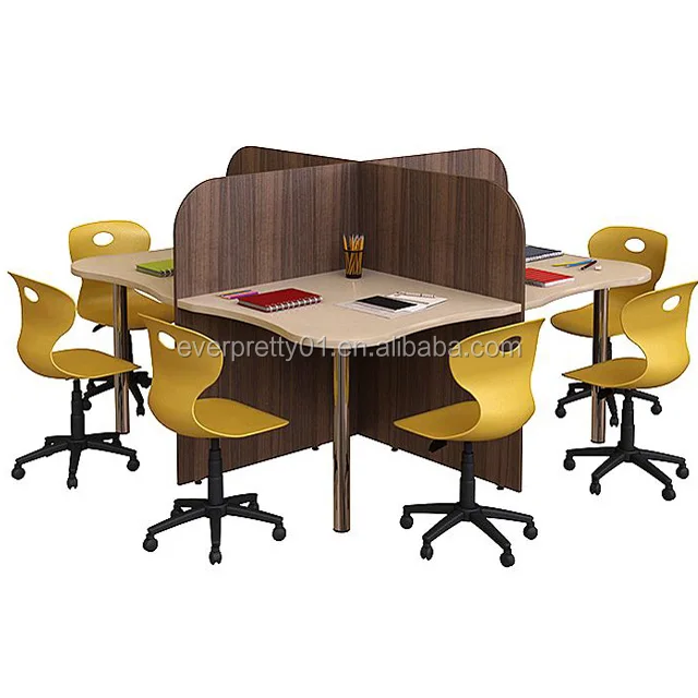 Meja Baca Kayu Siswa Seri Perpustakaan dengan Partisi Harga Bagus ...