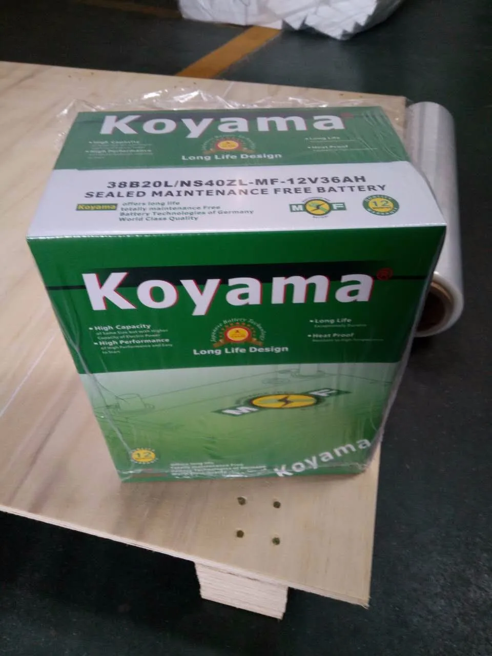 Korean Standard Africa Middle East 38B20LMF 12v 35ah Battery