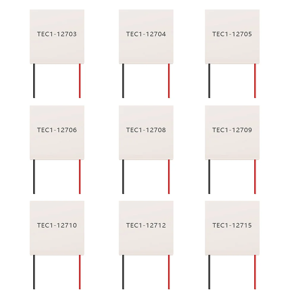 TEC1-12710 TEC Thermoelectric Cooler Peltier 12V 40mm Plate Module CPU ...