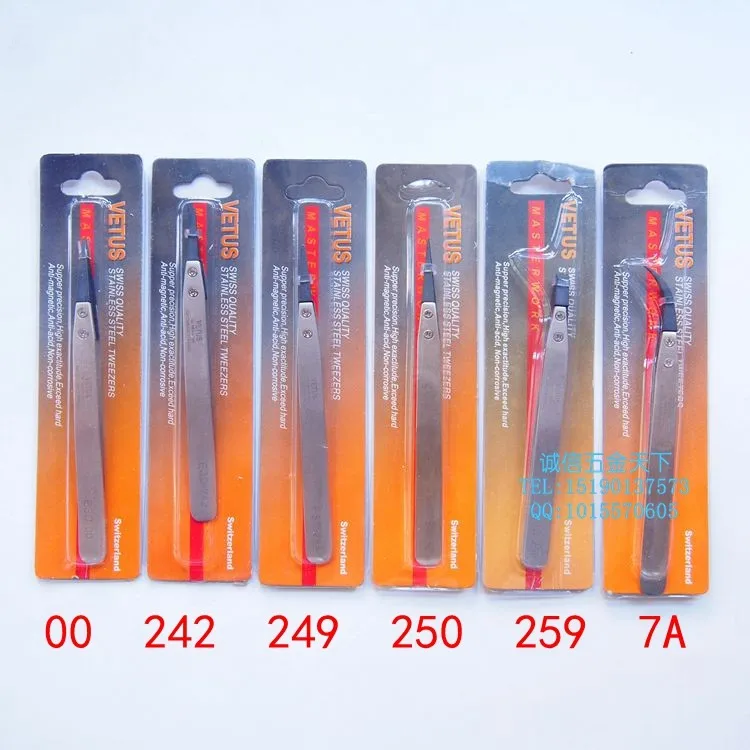 ESD-259AX 141mm Replaceable Head Antistatic Tweezers/Stable Conductive ...