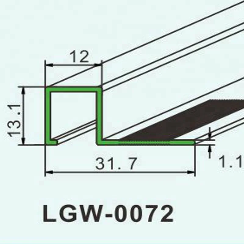 90-Degree Right Angle PVC Industrial Corner Bead Extrusion Plaster Tile ...