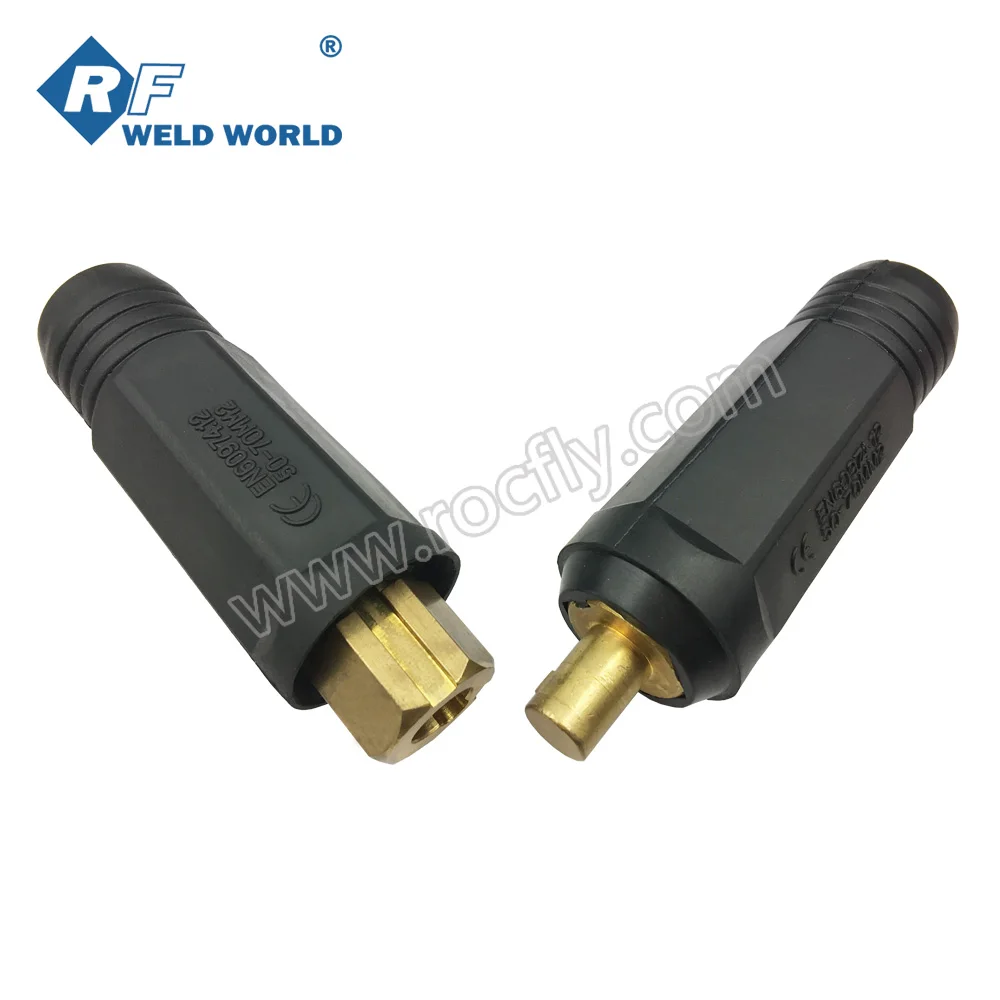 Euro Cable Jointor 50-70mm2 Connector For Welding Machine - Buy Cable ...