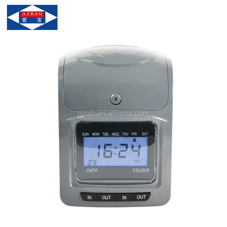 Time Card Clock Machine