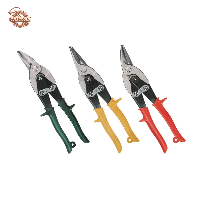 Home & Garden 220mm Metal Sheet Tin Snips Straight Cut Heavy Duty Shear ...