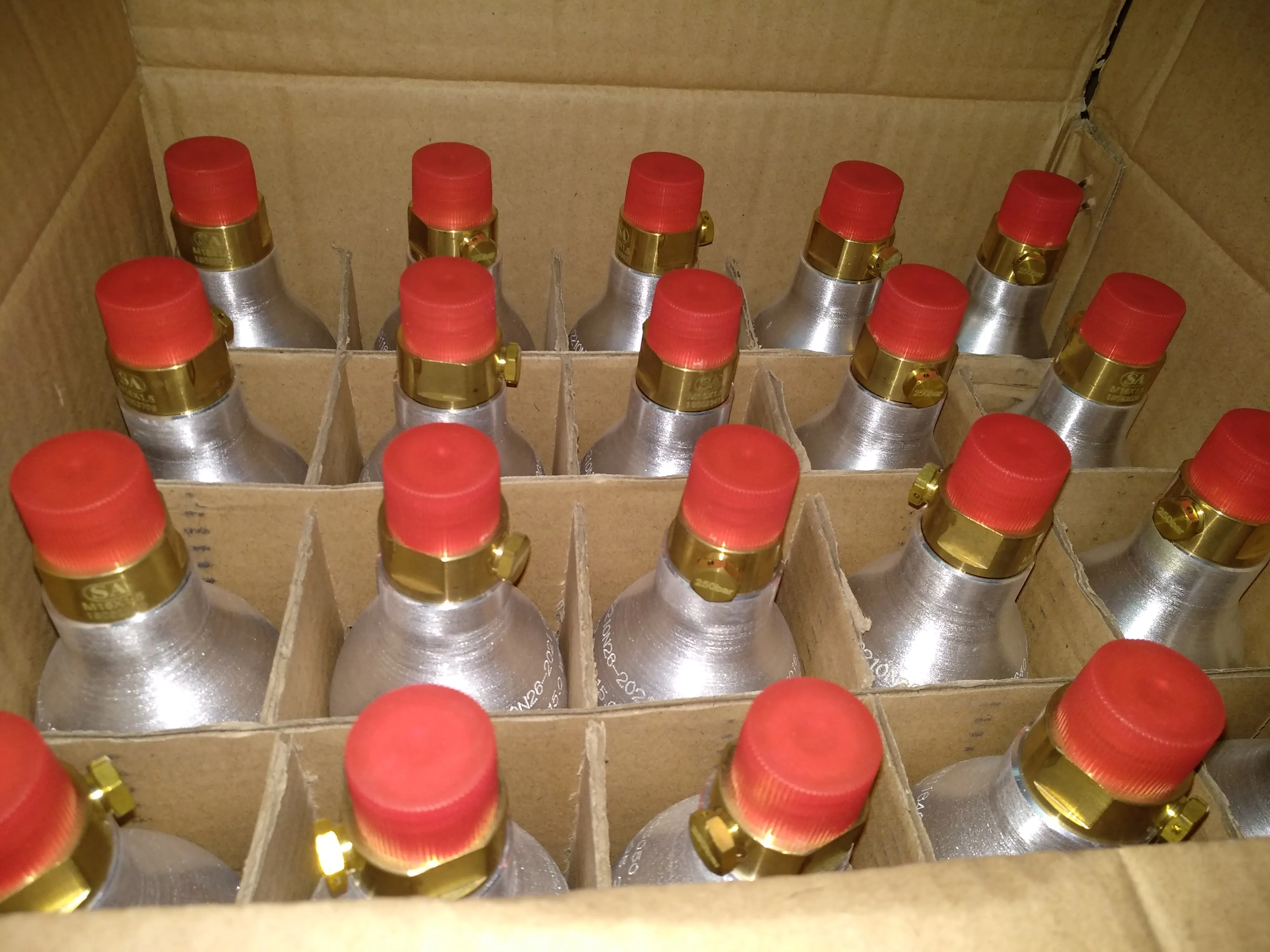 Industrial Aluminum Refilling Gas Cylinder Nitrogen Carbon Dioxide For ...