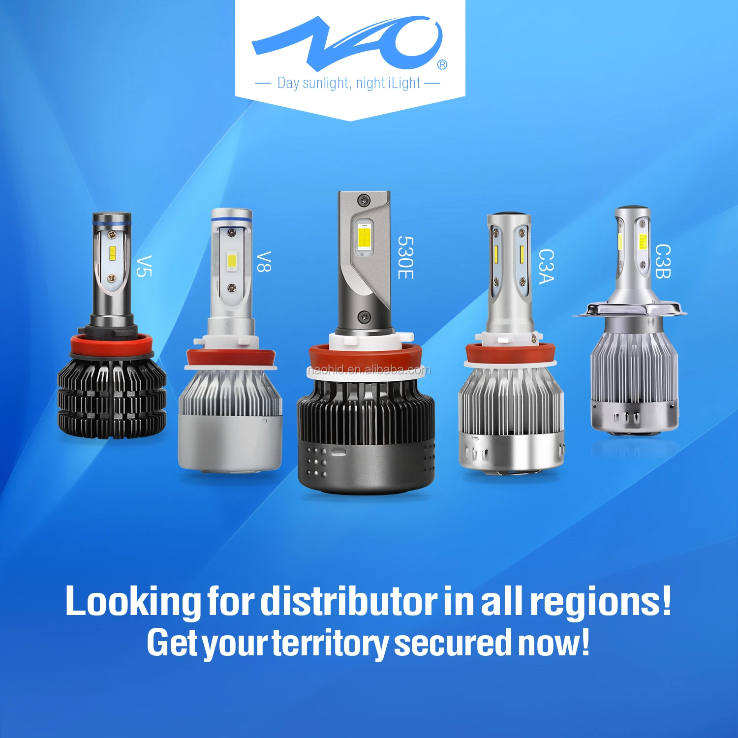 NAO D1 Plus 80W LED Kit - Bright, Efficient Car Lighting