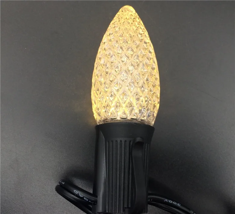 Warm White 0.8w SMD C9 LED Christmas Light Replacement Bulbs