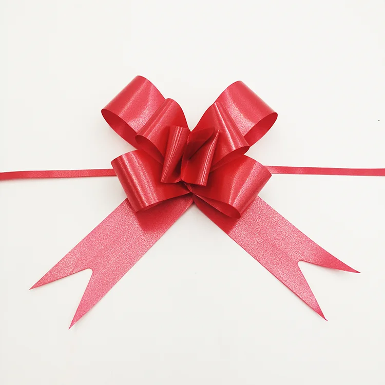 Manufacturer Bow Red PP Polypropylene Christmas Gift Ribbon Butterfly ...