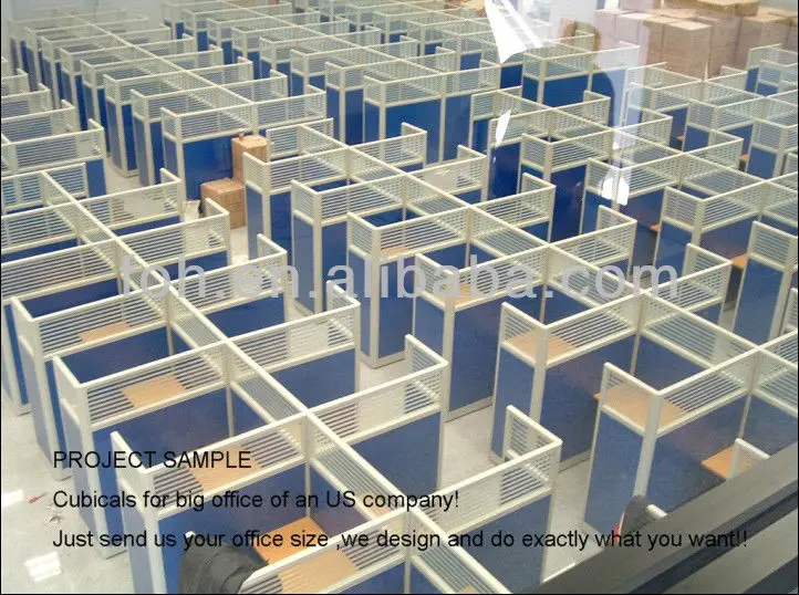 Office Partition Half Glass - Modern Low Partition Design