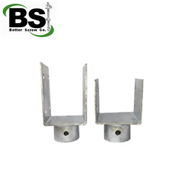 Galvanized Pergola Brackets U Shape Bracket For Foundation Underpinning ...
