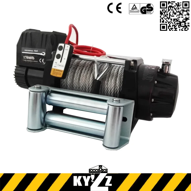 Wholesale mini 12V 24V 500kg 5000lbs small electric winch 110v 220V ...