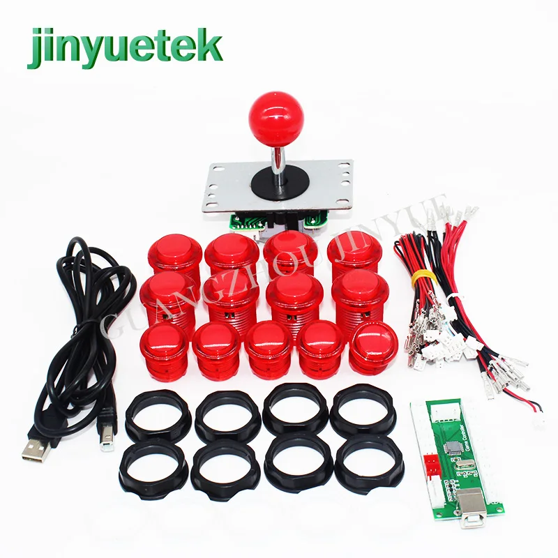 Jinyuetek pac man game stick miniature usb multi arcade joystick