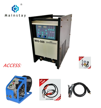 Mig500 Mig Mag Welder 500 Amp Igbt Module Welding Machine Co2 Welder Gas Weld Nbc500 With Mig ...