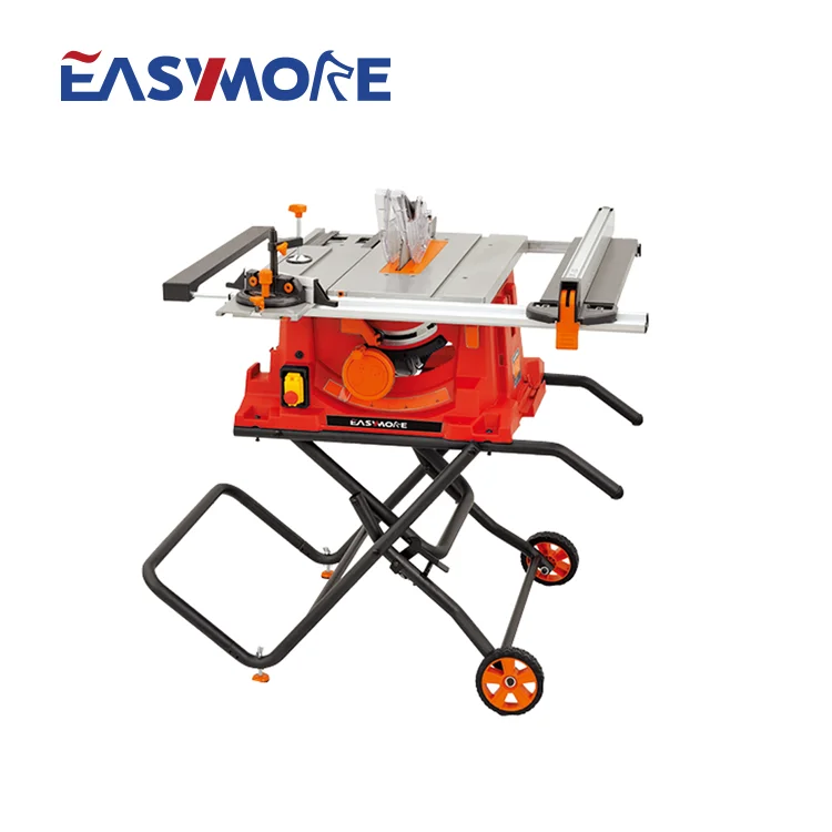 1800W Movable Sliding Table Saw - Stable & Efficient Woodworking Tool
