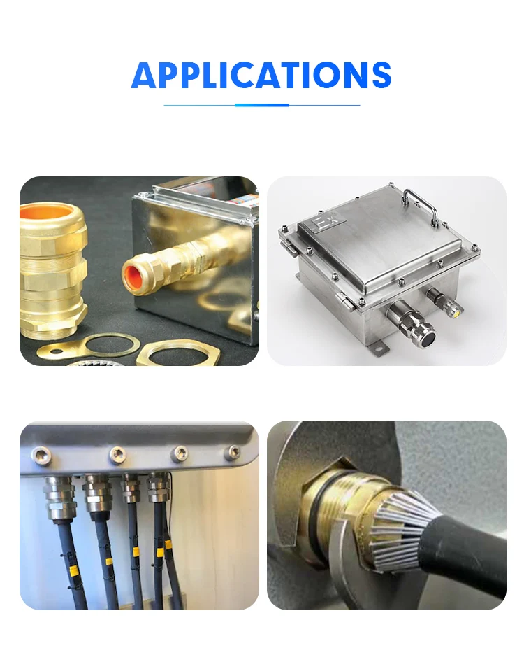 Cable Gland Explosion Proof - Exd Exe Extb Stainless Steel