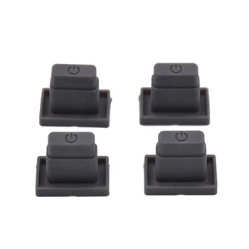 Custom Conductive Silicone Rubber Square Push Switch Single Button ...